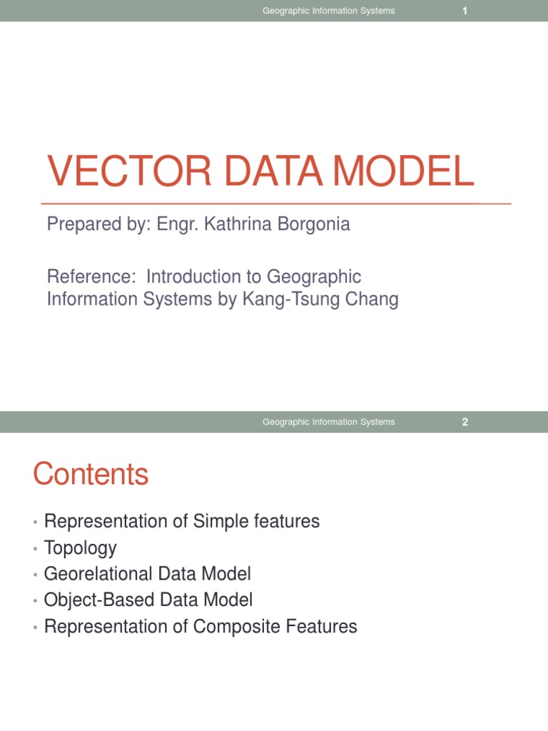 4 - Vector Data Model | Download Free PDF | Geographic Information ...