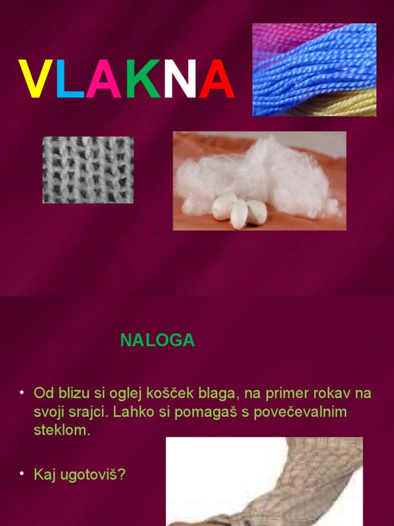 13 Tekstilna Vlakna | PDF