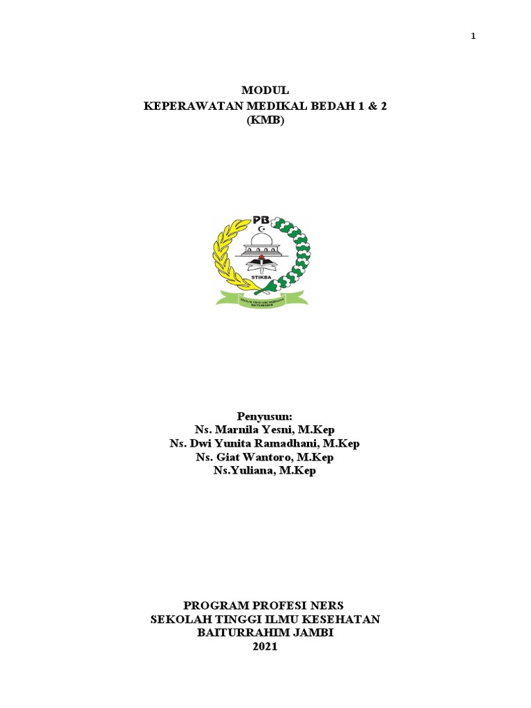 Panduan KMB 1 & II Stikba 2021 | PDF