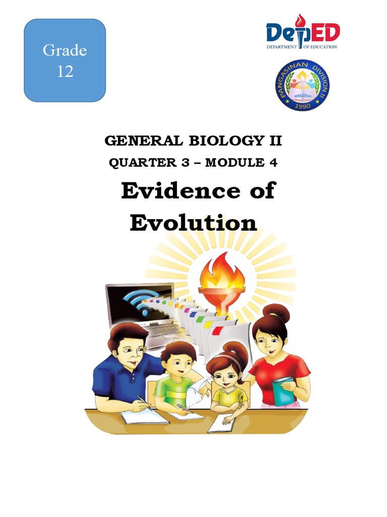 Grade 12: Evolution Evidence | PDF | Homology (Biology) | Evolution
