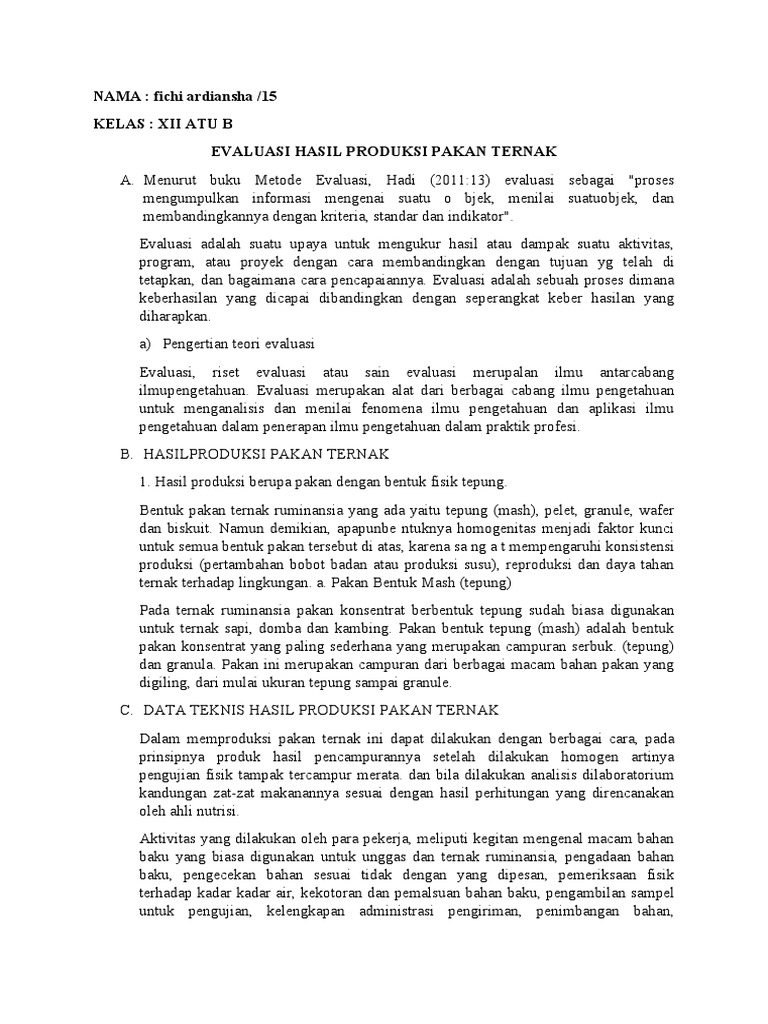 TUGAS 5 Pakan (S.6) | PDF | Karier & Perkembangan