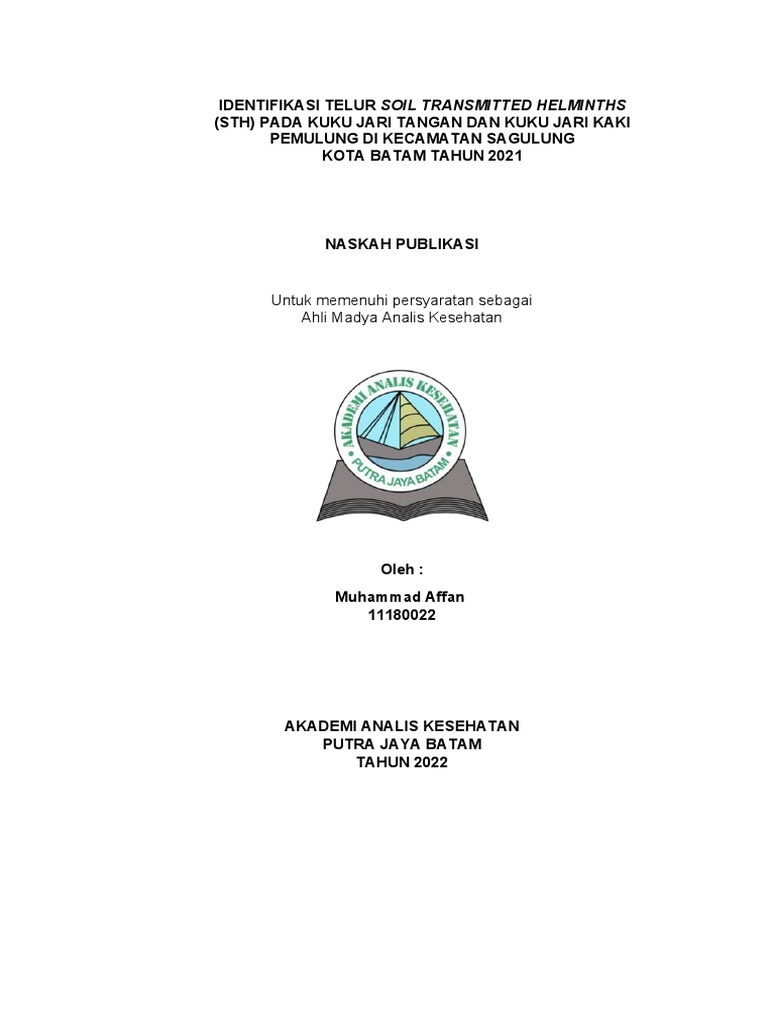Identifikasi Telur Cacing STH | PDF