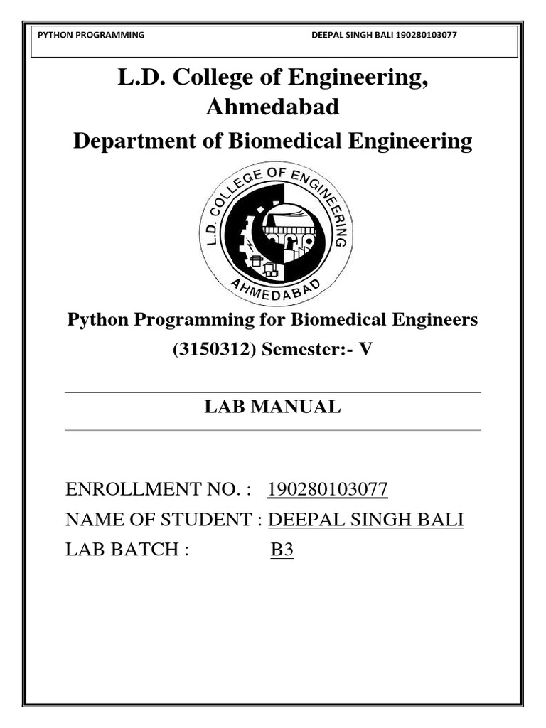 Practicals PPBE | PDF | Python (Programming Language) | Control Flow