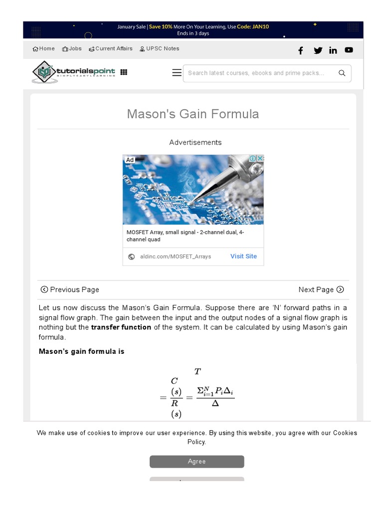 Understanding Mason's Gain Formula | PDF | Algorithms | Mathematics