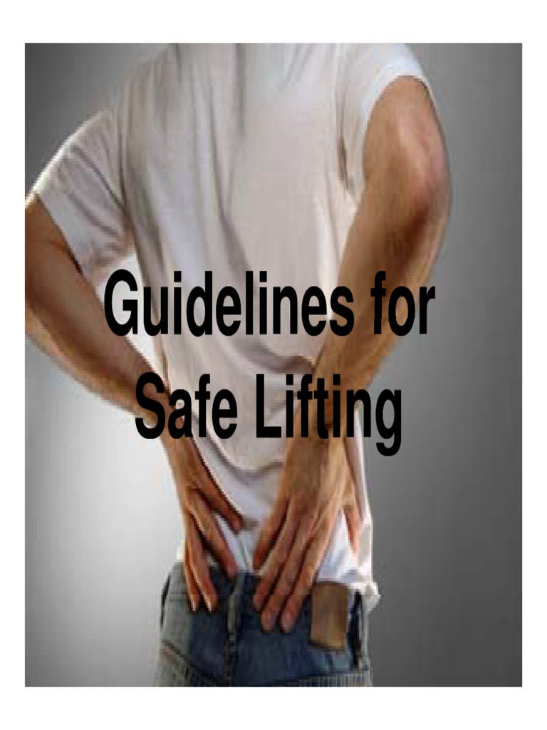 1.manual Handling | PDF