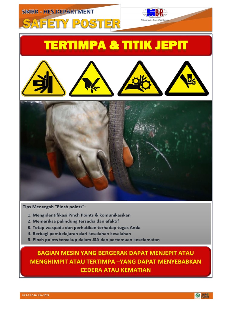 Safety Campaign Poster Topic 2 - Line of Fire (BHS) - 14062021 | PDF