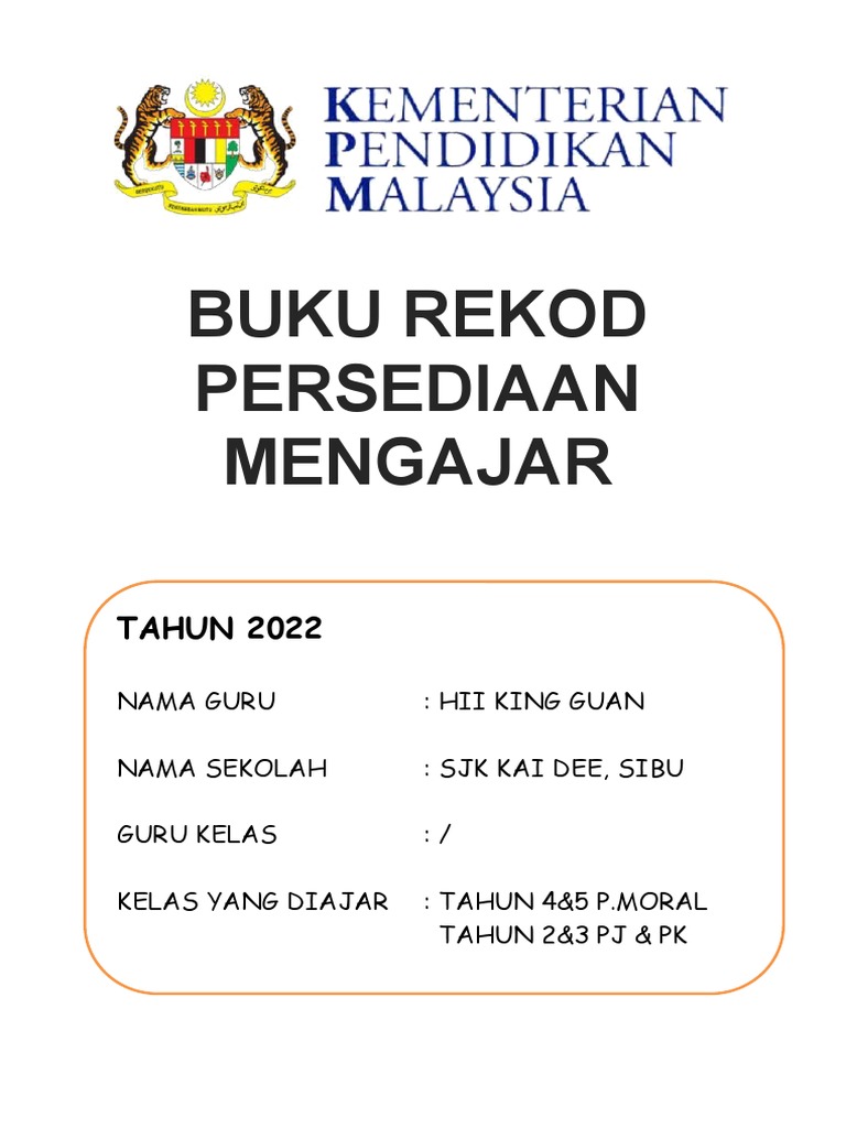 Muka Depan RPH 2022 | PDF