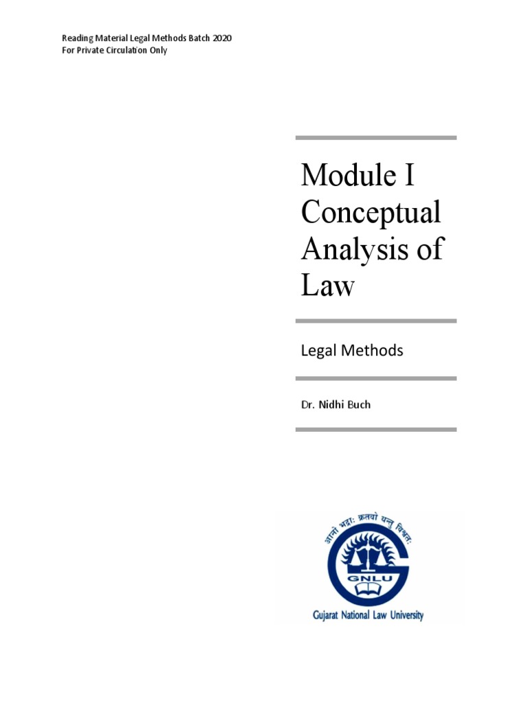 Legal Methods Notes | PDF | Jurisprudence | Natural Law