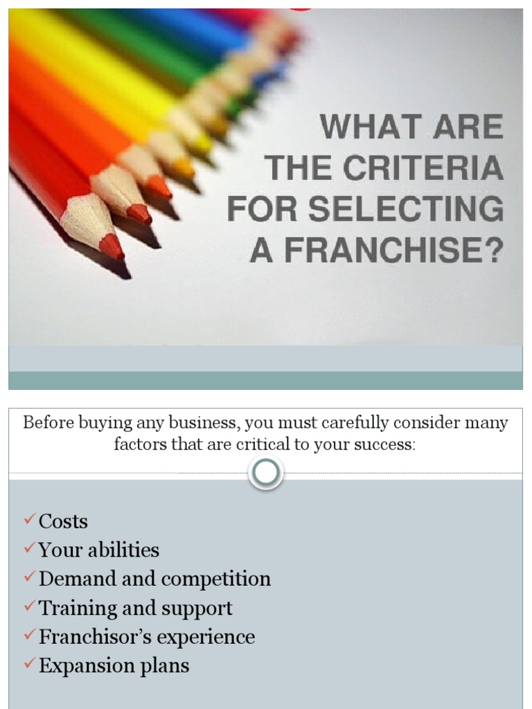Franchising Presentation | PDF