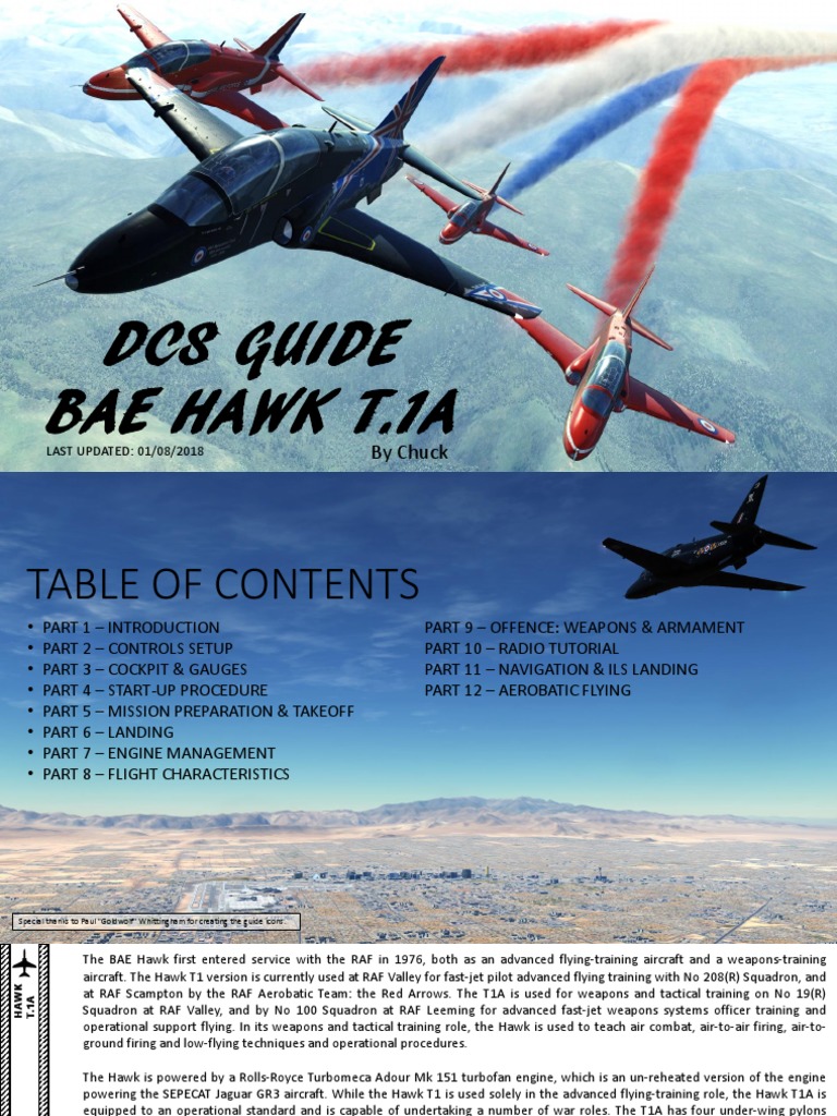 DCS Hawk T.1A Guide | PDF