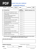 Transformer Daily Check List | PDF | Transformer | Electrical Engineering