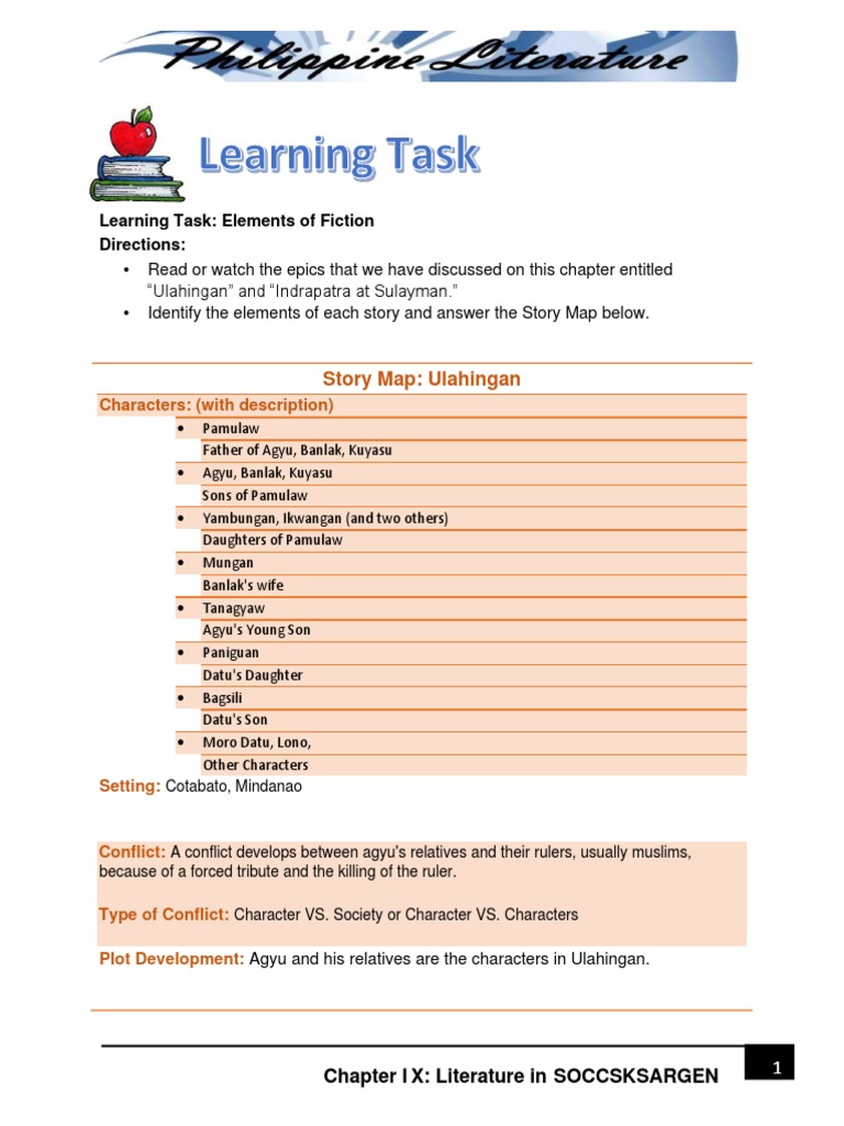 Chapter Ix Learning Task Literature in Soccsksargen | PDF | Heaven