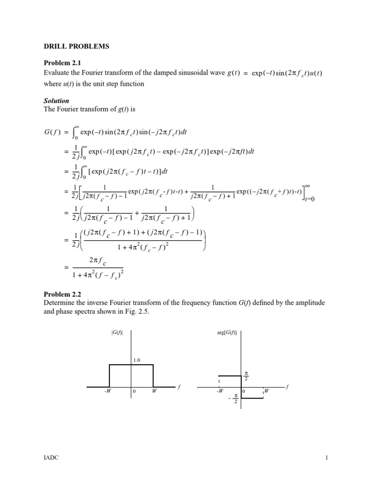 CH 02 | PDF | Convolution | Trigonometric Functions