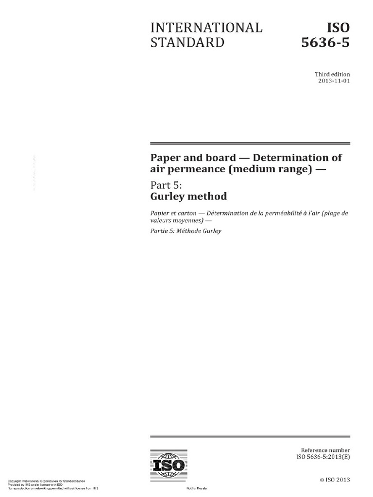 Iso 5636-5-2013 | PDF