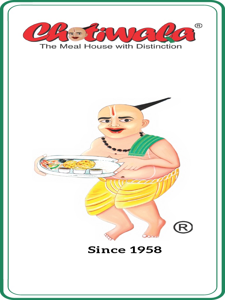 Chotiwala NAC Menu | PDF | Drink | Food And Drink Preparation