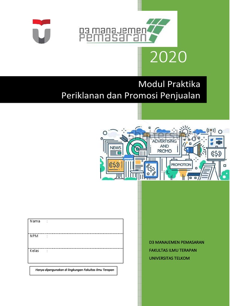 Modul 1 - PERIKLANAN DAN PROMOSI PENJUALAN | PDF | Bisnis | Seni