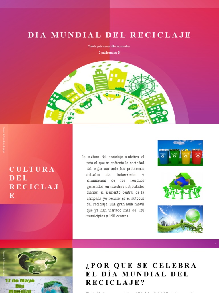 Reciclaje de El Mundo | PDF | Reciclaje | Residuos