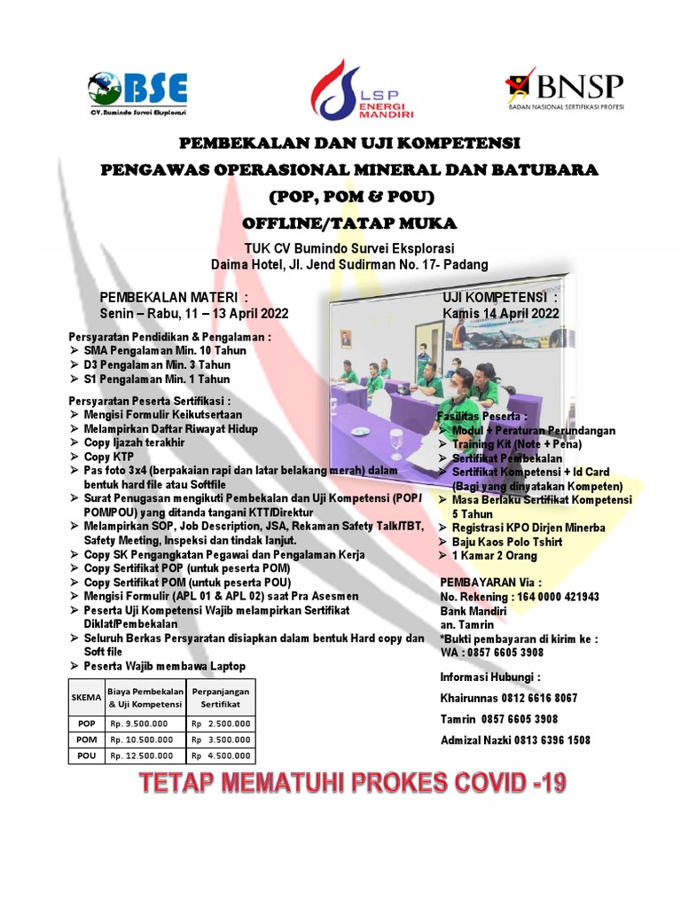 PEMBEKALAN_POP_POM_POU | PDF