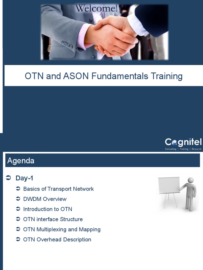 OTN and ASON Fundamentals Training | PDF | Wavelength Division ...