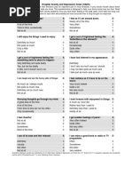 Fatigue Assessment Scale (FAS) | PDF