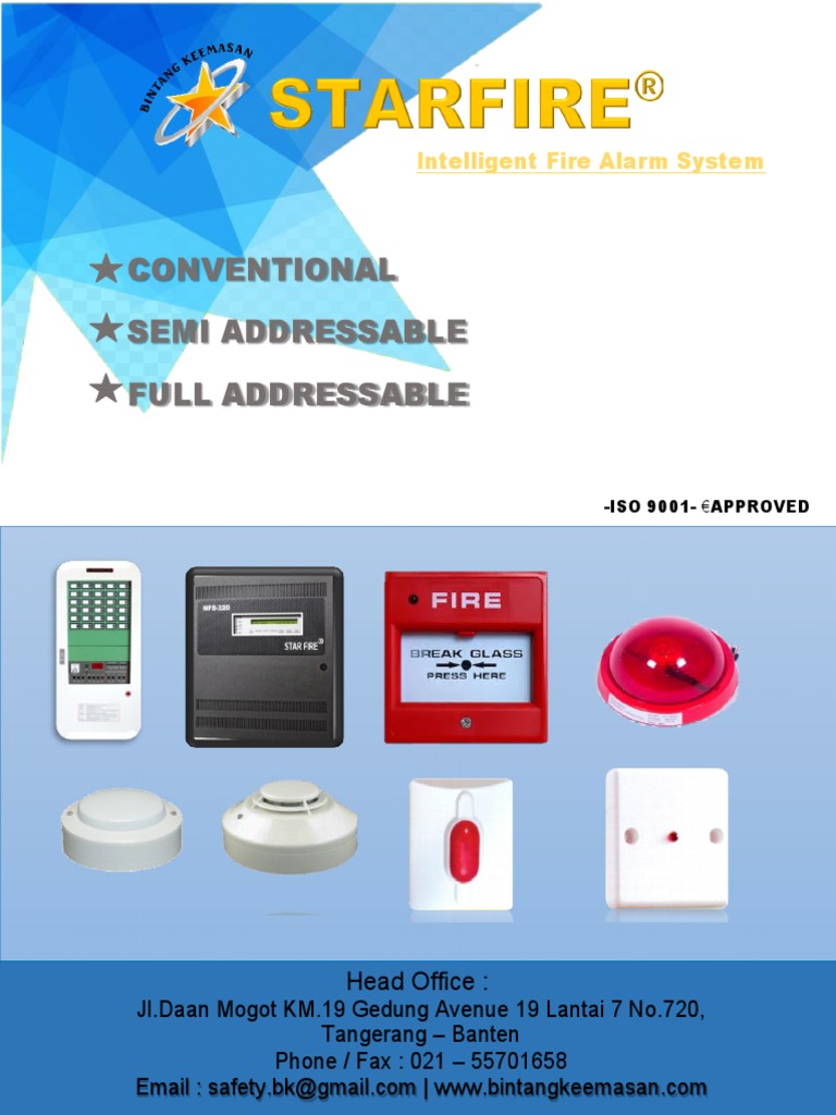 Brosur Fire Alarm Star Fire | PDF | Equipment | Computer Engineering