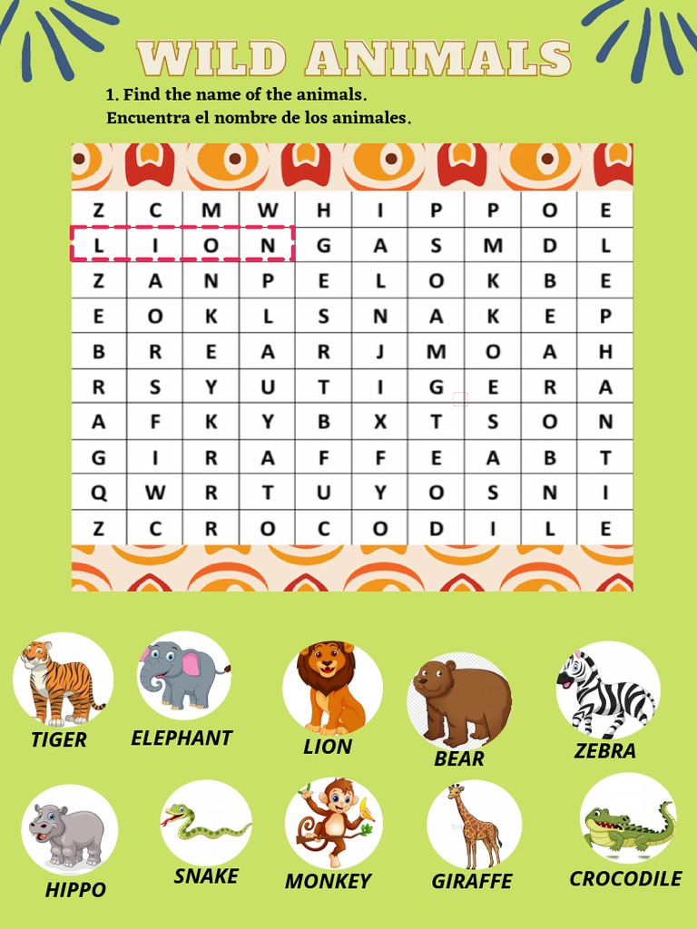 Wild Animals | PDF | Organisms | Mammals