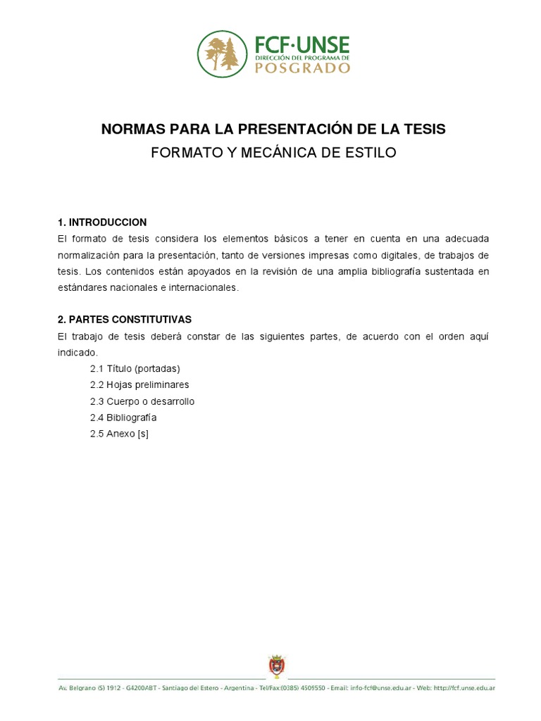Formato de Tesis | PDF | Citación