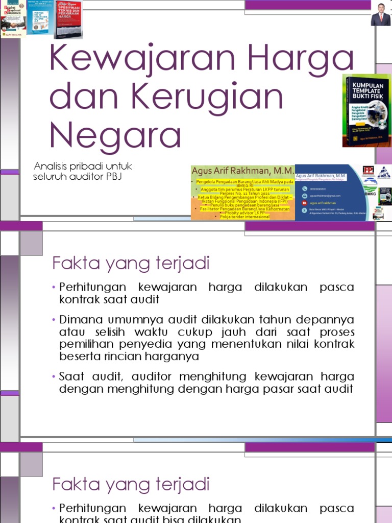 Kewajaran Harga Dan Kerugian Negara | PDF
