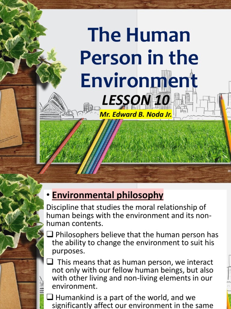 Human Person and Environmental Ethics | PDF | Sustainability | Natural ...