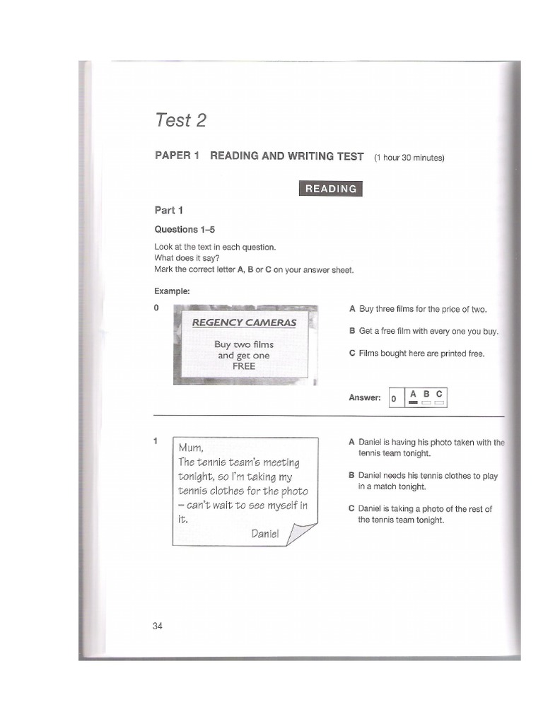 PET 7 Test 2 | PDF