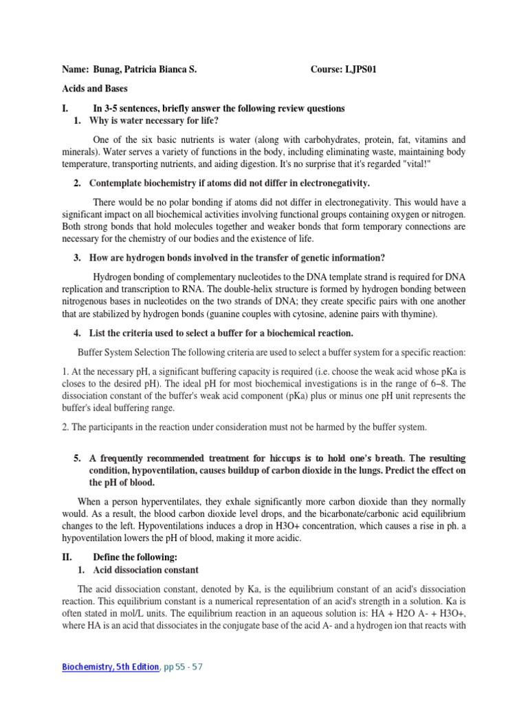 Name: Bunag, Patricia Bianca S. Course: LJPS01 Acids and Bases I. in 3 ...