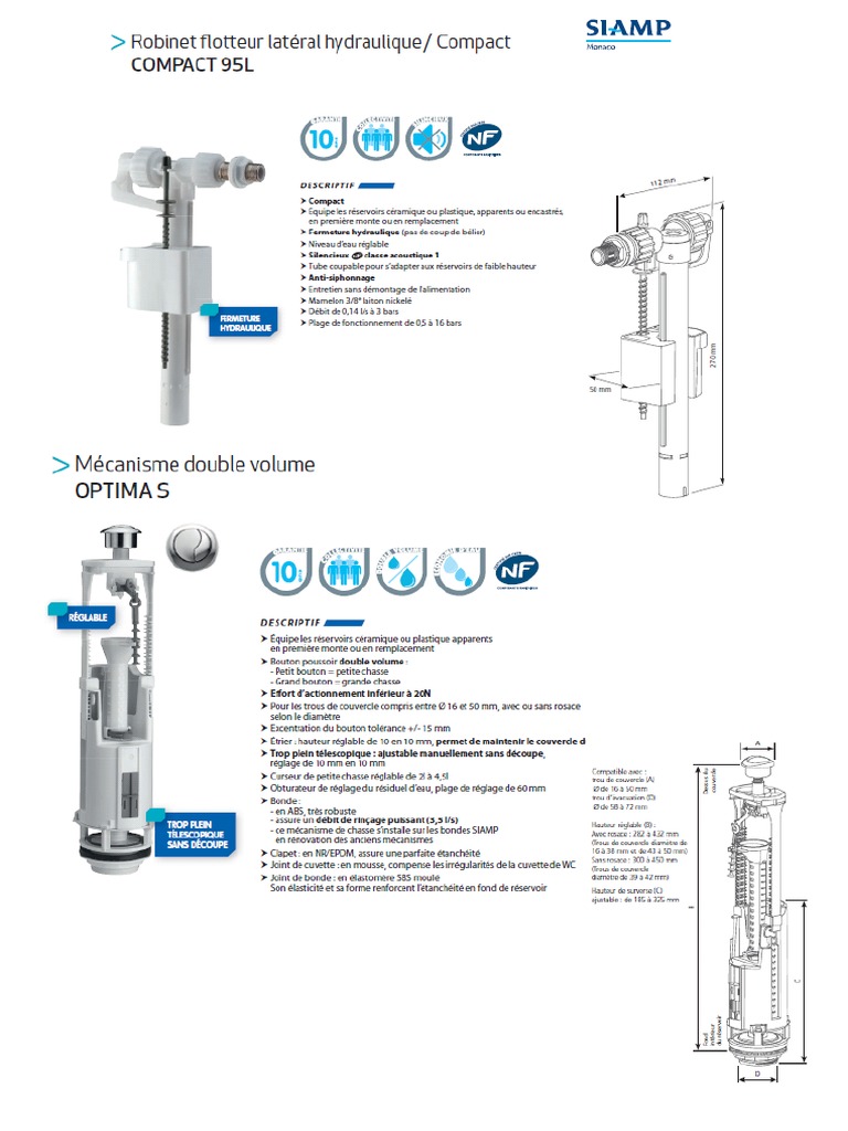 FT Siamp Optima S | PDF