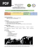 Lesson Plan in Mil - Types of Media | PDF | Mass Media | Lesson Plan
