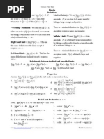 Calculus 2 Cheat Sheet | PDF | Analysis | Calculus