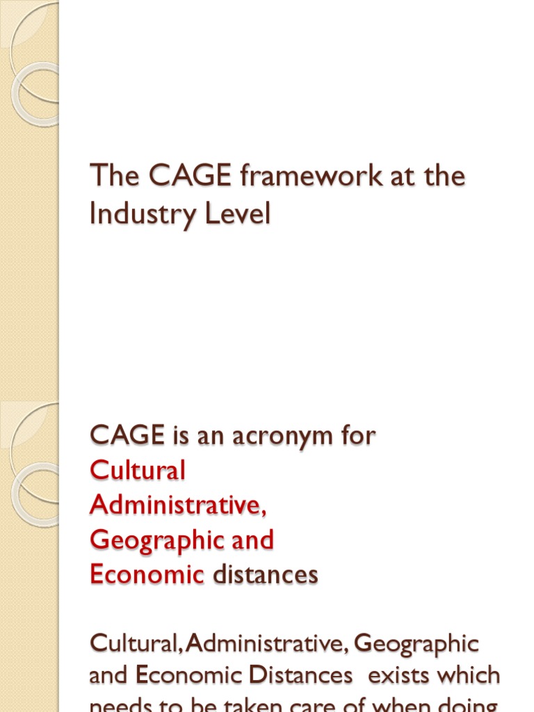 CAGE Analysis | PDF