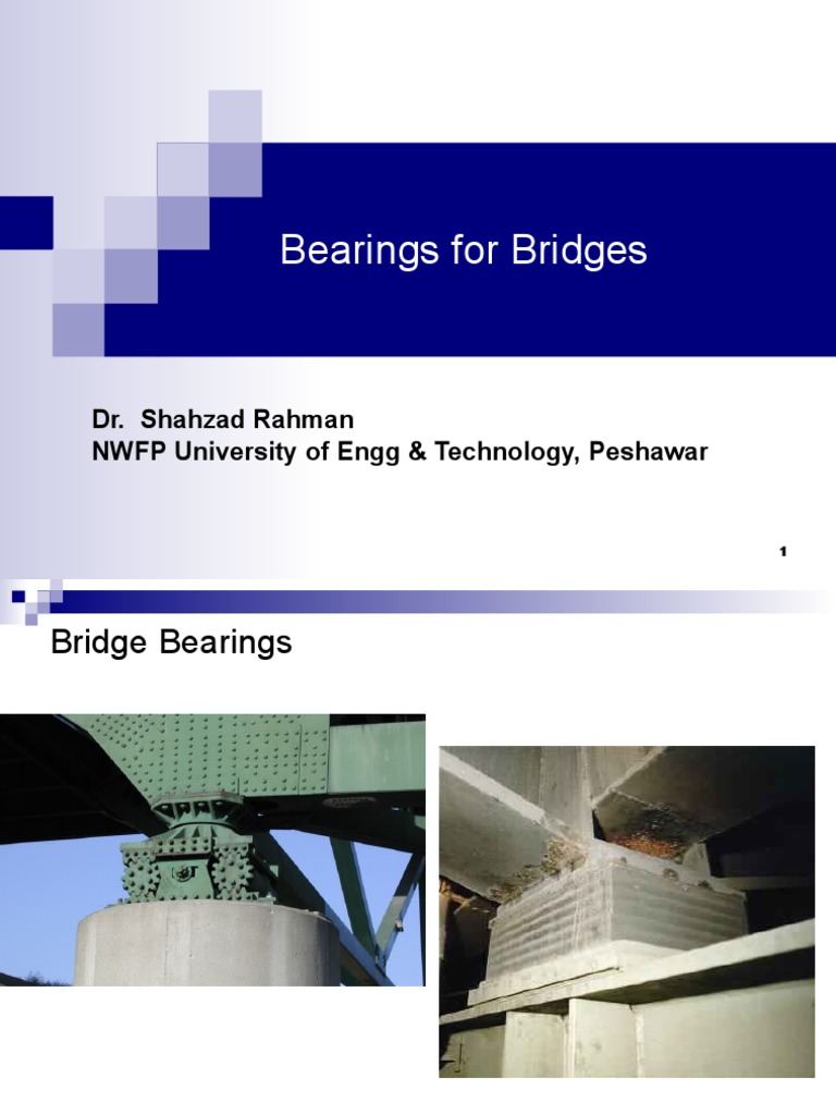 Bridge Bearings: Types and Functions | PDF | Notation | Bearing ...
