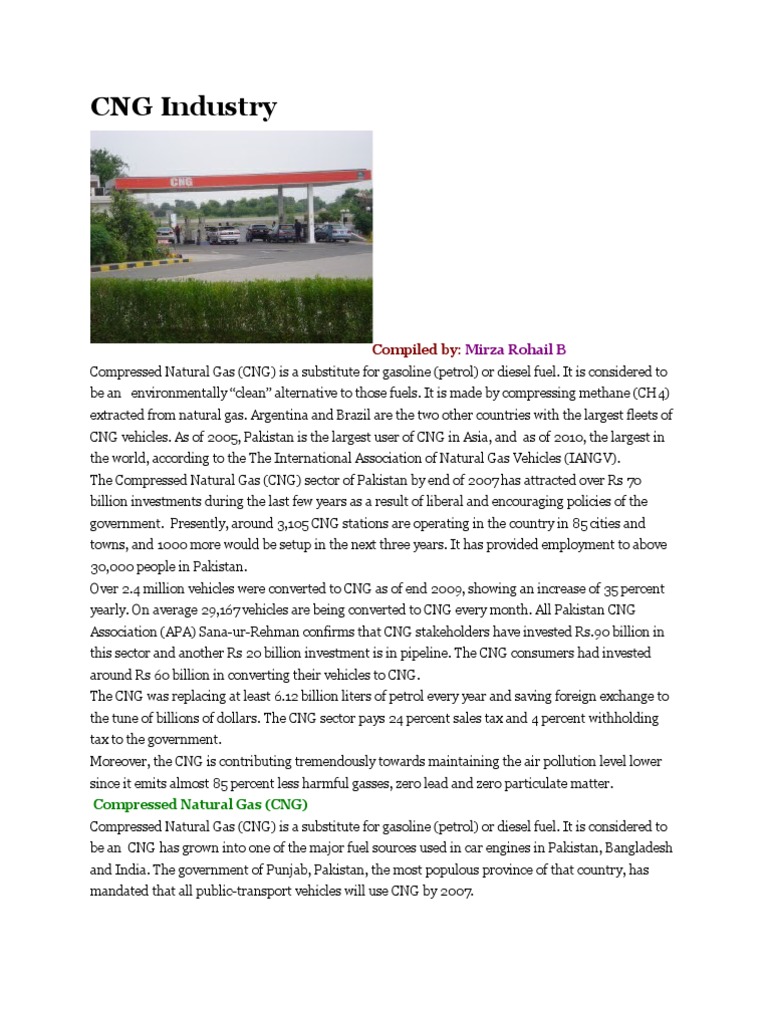 CNG Industry: Compiled by | PDF