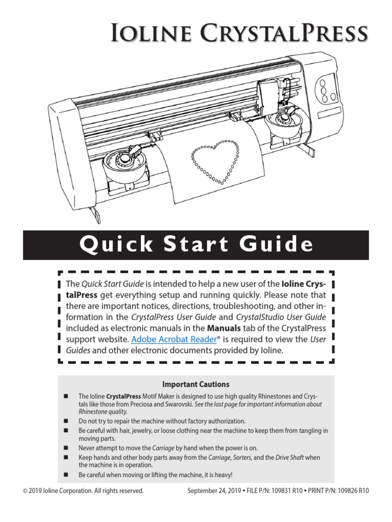 Ioline Crystalpress: Quick Start Guide | PDF | Usb | Installation ...