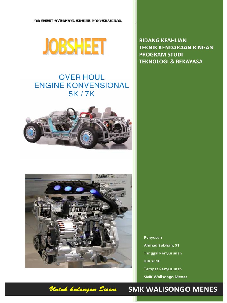 05 Jobsheet System OH Engine | PDF