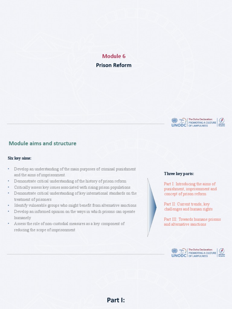 CPCJ Module 6 Prison Reform | PDF | Punishments | Prison