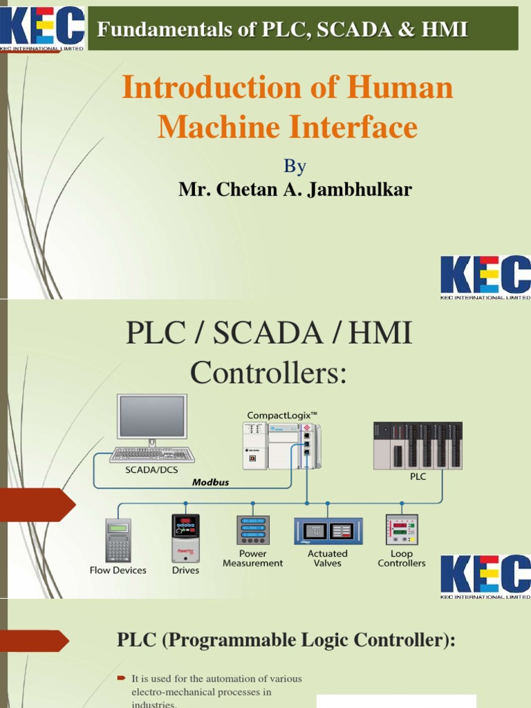 Human-Machine-Interface | PDF | Programmable Logic Controller | Scada
