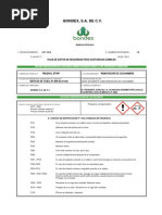 Hoja de Seguridad Pintura Base | PDF | Agua | Residuos