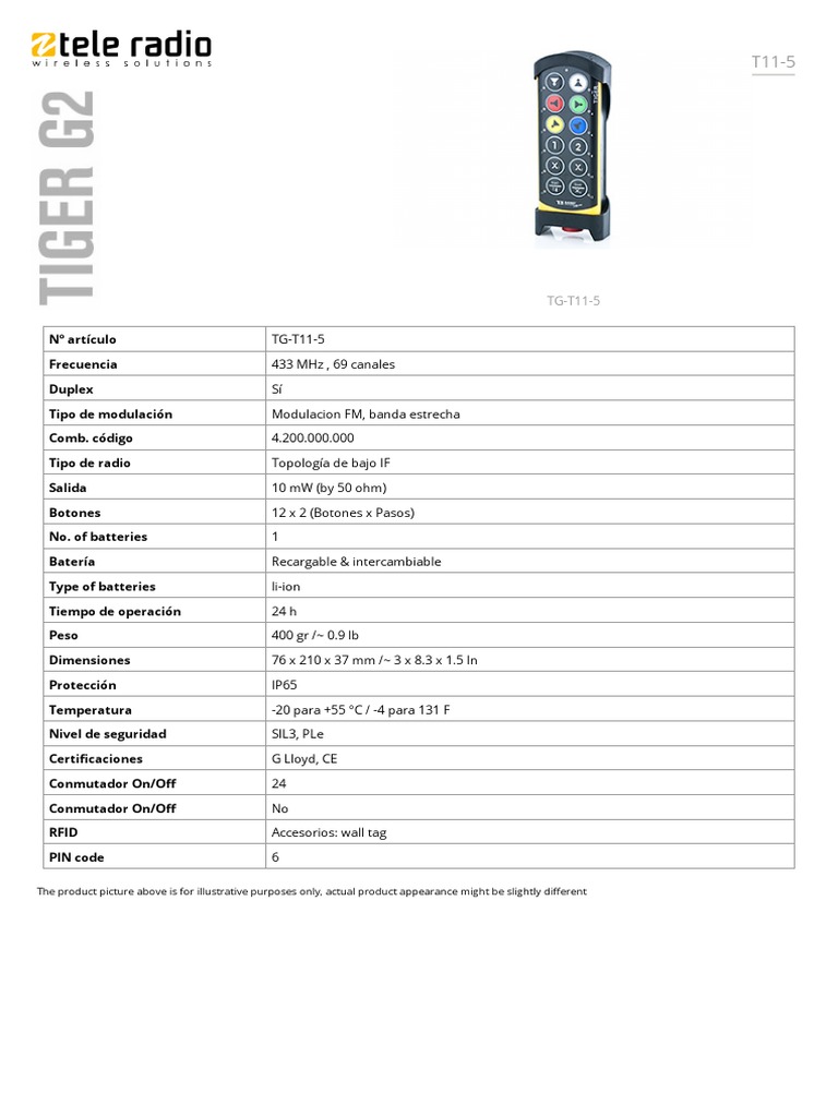 Teleradio TG-T11-5 | PDF