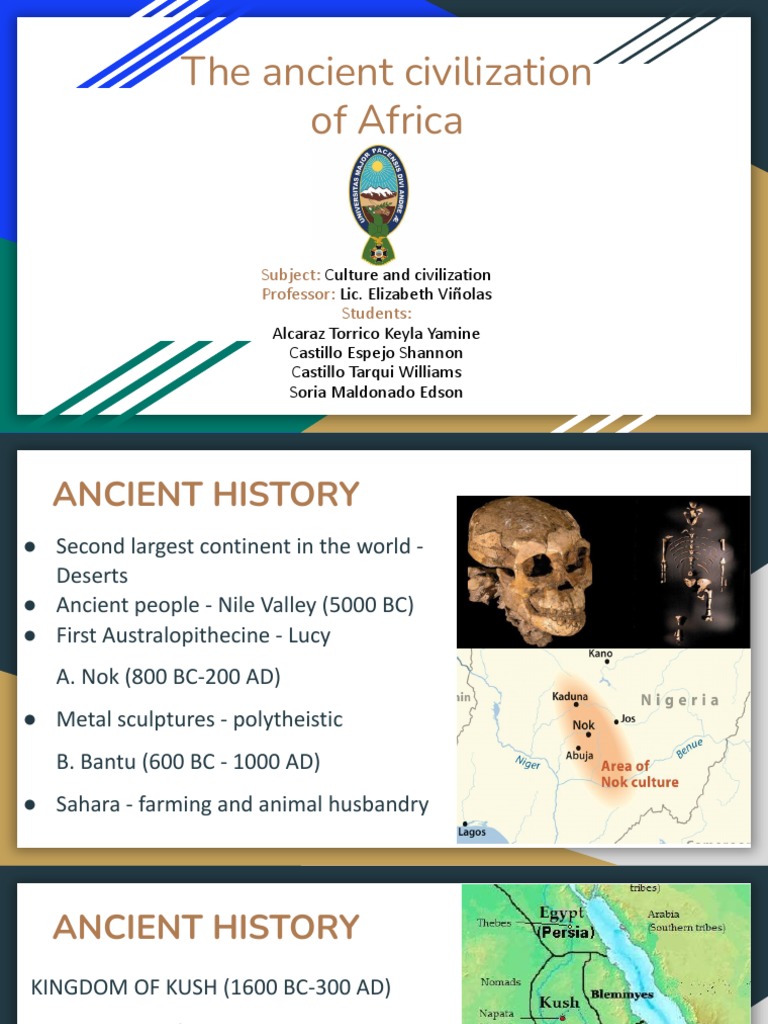 The Ancient Civilization of Africa: Subject: Professor: Students | PDF ...