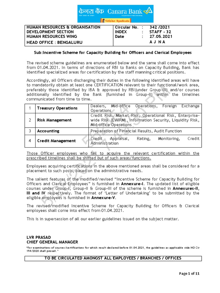 Incentive Scheme 2021 | PDF | Reserve Bank Of India | Banks
