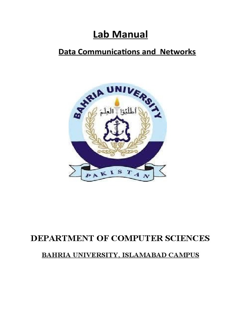 Lab Manual: Data Communications and Networks | PDF