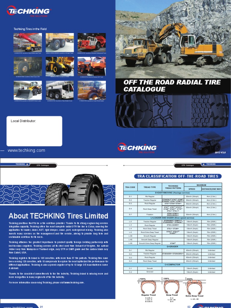 Otr Pattern Catalogue Tyres | PDF | Tire | Manufactured Goods