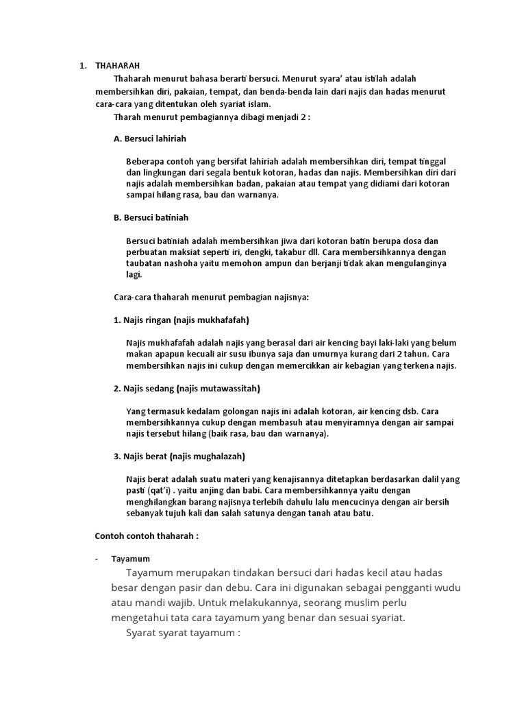 Rangkuman Materi Praktek Ibadah | PDF