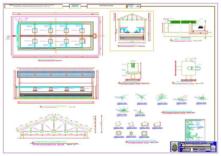 Plano Lecho de Secados - Hidr | PDF | Plomería