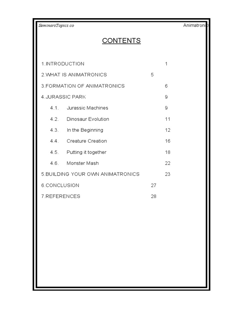 Animatronics 14012013151331 Animatronics | PDF